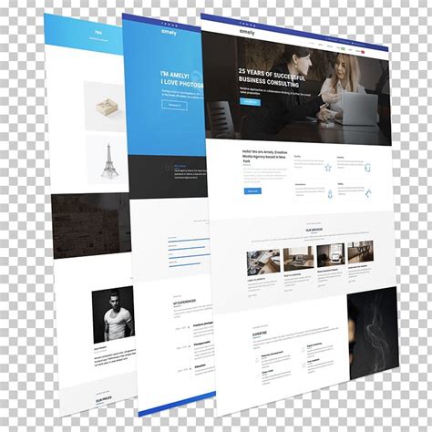 Responsive Web Design Template Wordpress Joomla Skin Png Clipart