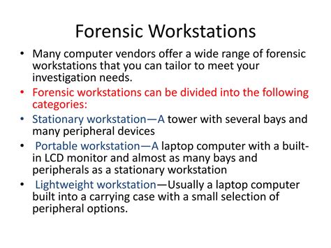 computer forensic tools hardware and software tools pptx operating