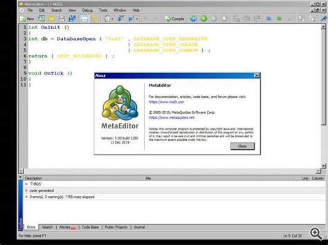 Compiler Errors When Using Database Trends General Mql5 Programming Forum Page 2