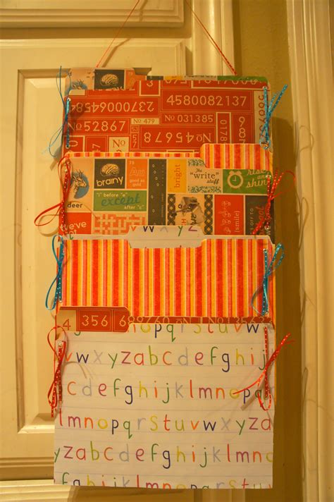 DIY File Folder Paper Organizer Tutorial