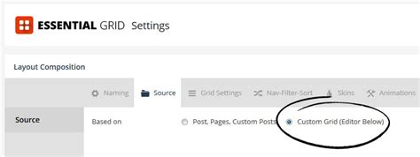 Core Anatomy Of An Essential Grid Essential Grid WordPress Gallery Plugin