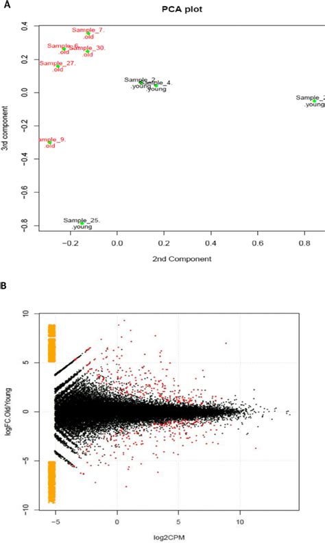 Principal Component Analysis Pca And Volcano Plot Of Differentially