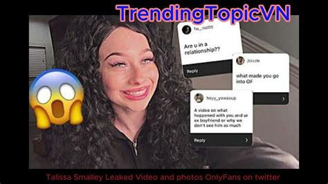 Unbelievable The Talissa Smalley Scandal You Wont Believe