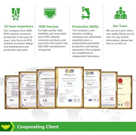 Rj45 Network Connectors Metal Shielded Cat 5 Dual Port Rj45 Ethernet Port G Y Led Krj 215gyznl