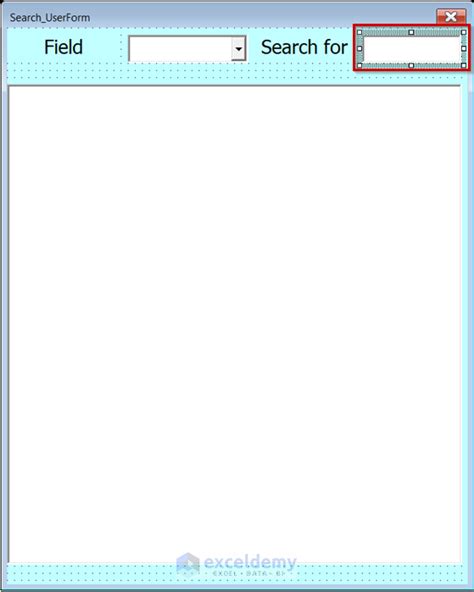 Create A Search Box In Excel With Vba 5 Suitable Examples