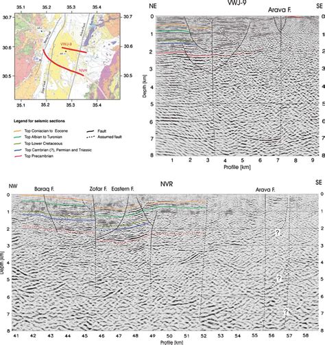 Near Surface Structure As Seen In Seismic Reflection Data A Location Download Scientific