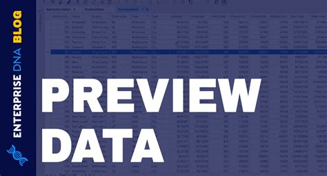 tabular editor tutorial using the preview data option