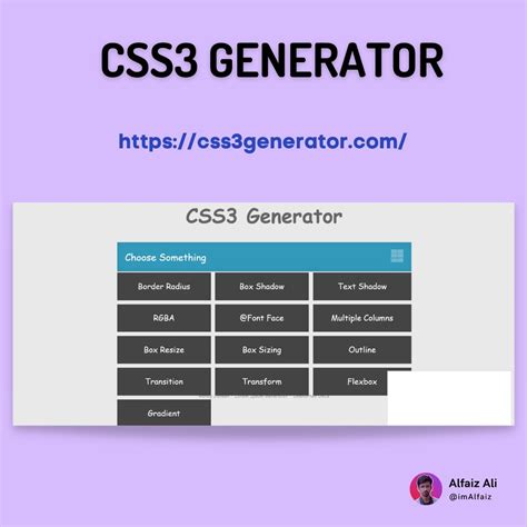 5 Best Css Generators For Frontend Developers 🎨 A Thread 🧵👇 Thread From Alfaiz Ali Heyalfaiz
