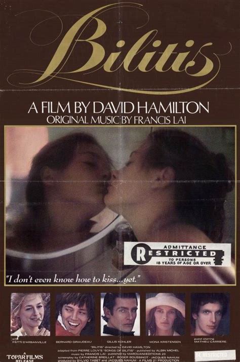 Affiches Photos Dexploitation Bandes Annonces Bilitis 1976