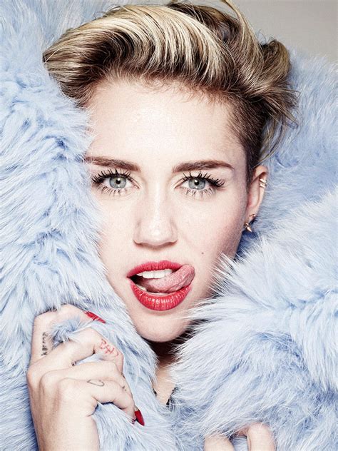 Miley Cyrus Face Tongue Poster My Hot Posters
