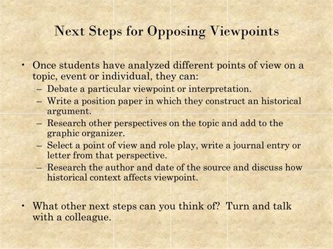 Ppt Opposing Viewpoints Powerpoint Presentation Free Download Id 2617303