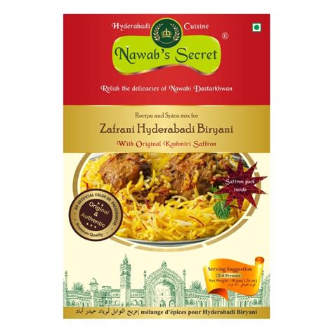 Nawabs Secret Zafrani Hyderabadi Biryani Nawabs Secret Authentic