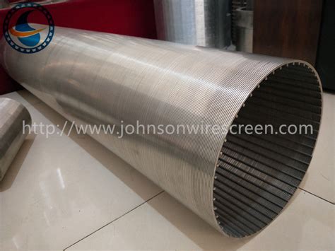 Rod Based Tubular Wire Wrapped Screen For Food Processors Stainless