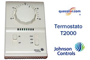 Termostato Electromecanico Para Fan And Coil Johnson Controls T2000aac