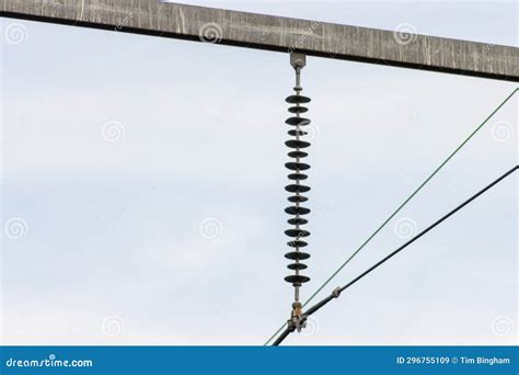 High Voltage Power Transmission Lines Stock Image Image Of High Wind 296755109