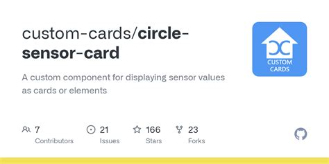 GitHub Custom Cards Circle Sensor Card A Custom Component For