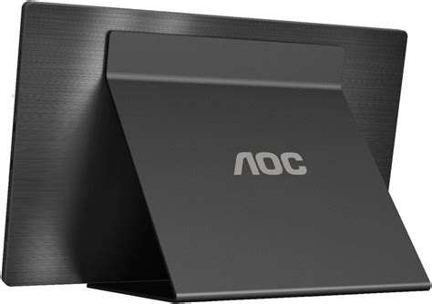 Best Buy Aoc 156 Ips Portable Usb C Touch Monitor Black 16t2