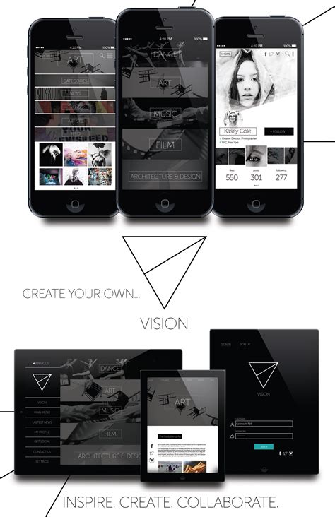 VISION UI DESIGN CONCEPT On Behance
