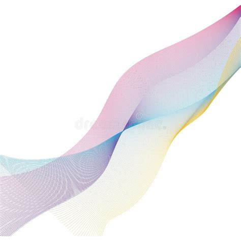 Abstract Smooth Color Wave Flow Stock Vector Illustration Of Light