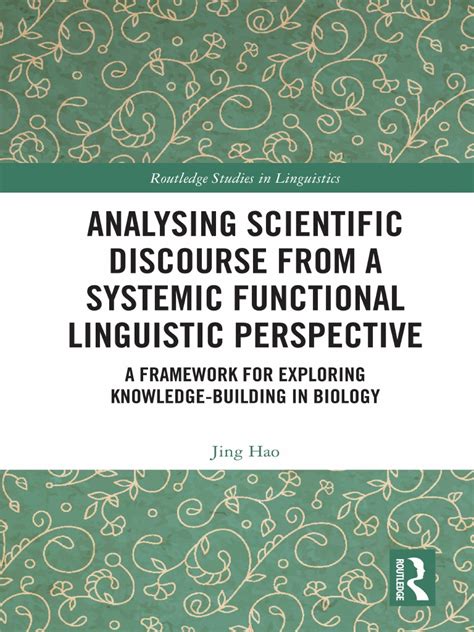 Analysing Scientific Discourse From A Systemic Functional Linguistic