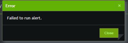 Alert With Send To Host Method Get Failed To Run Alert Linux Distribution And External Repo
