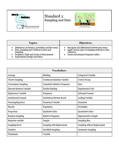 1 Chapter 1 Lecture Notes Pdf Sampling Statistics Statistics