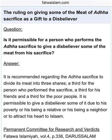 Giving Eid Meat To Kuffar R Islam And Muslims