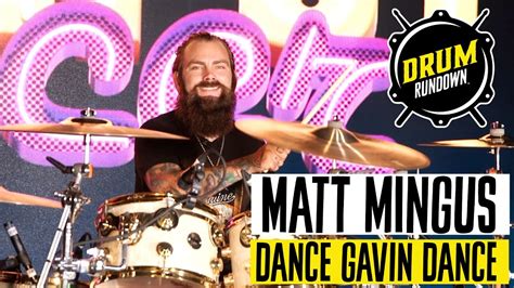 Matt Mingus Of Dance Gavin Dance Drum Rundown Youtube