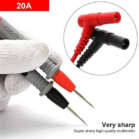 6 Piece Set Of High Sensitivity Multimeter Probes Universal Measuring Meter Ac Dc 1000v 10a 20a