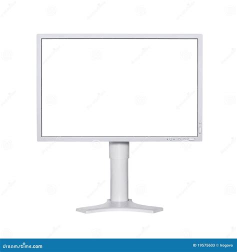 Wide Screen LCD Stock Image Image Of Equipment Flat 19575603