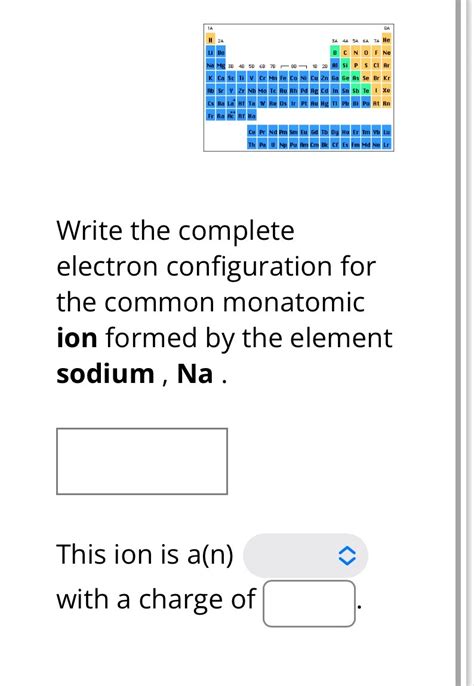 Solved Write The Complete Electron Configuration For The
