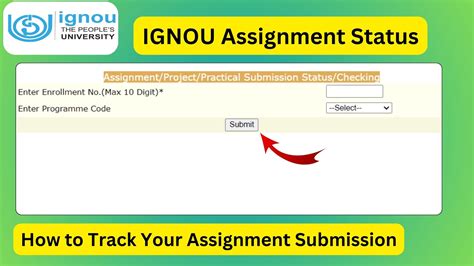Ignou Assignment Status Check 2025 How To Track Your Assignment Submission