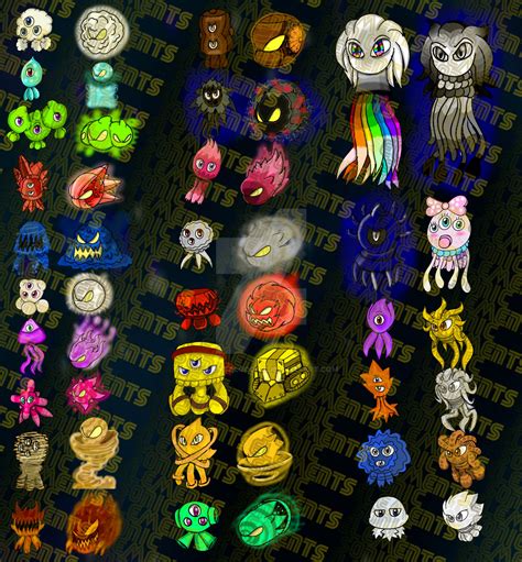 Sonic Elements Fan Made Wisps By Elementalgodaj On Deviantart