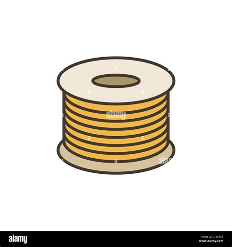 D Printing Filament Vector Concept Colored Icon Or Symbol Stock Vector Image Art Alamy