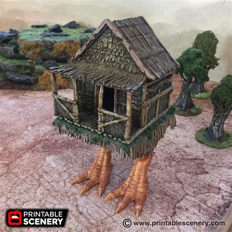 Dnd Baba Yagas Caribbean Walking Hut Curse Of Strahd Tabletop Village