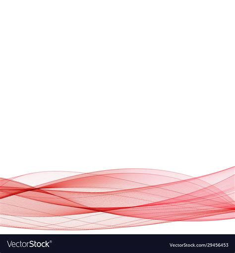 Abstract Red Color Wave Design Element Royalty Free Vector