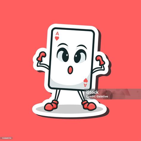 귀여운 사랑스러운 만화 카드 놀이 게임 일러스트레이션 스티커 아이콘 마스코트와 로고 이모티콘 카드 여가활동 게임에 대한 스톡 벡터 아트 및 기타 이미지 Istock