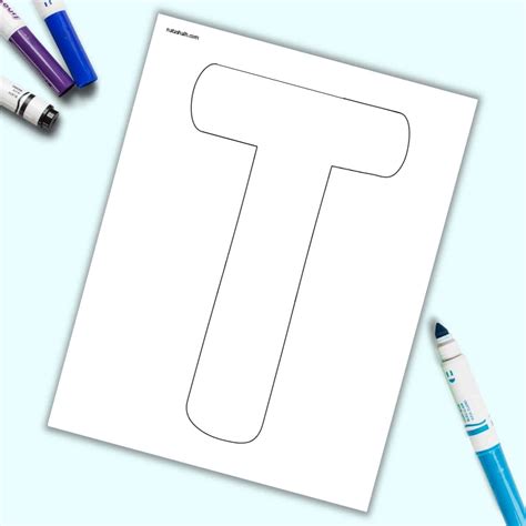 T Bubble Letters