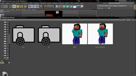 Minecraft Steve Rig 3d Model