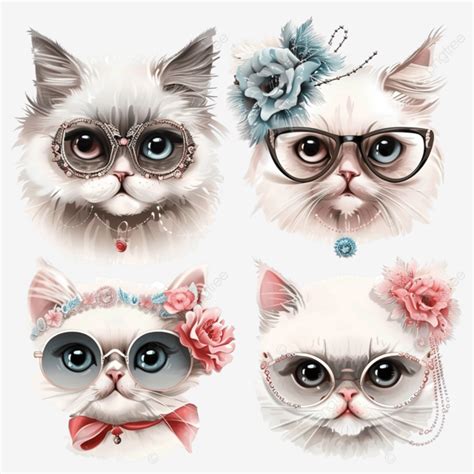 사랑스러운 멋진 고양이 캐릭터 카와이 만화 조커 Png 일러스트 및 이미지 에 대한 무료 다운로드 Pngtree