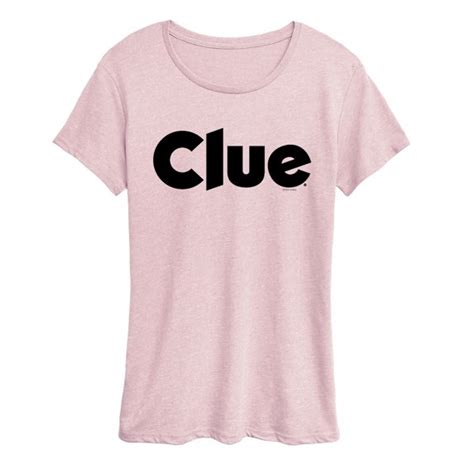 Clue Clue Logo Womens Short Sleeve Graphic T Shirt