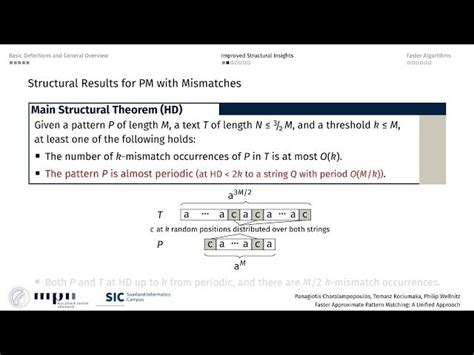 Free Video Faster Approximate Pattern Matching A Unified Approach From Ieee Class Central