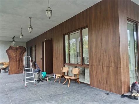 Brown Polish Fundermax Hpl Cladding Thickness 12 Mm At Rs 370 Sqft In Faridabad