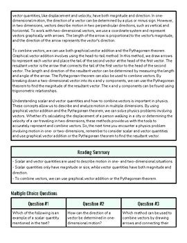 Deciphering Motion Scalars Vectors And Analytical Approaches TPT