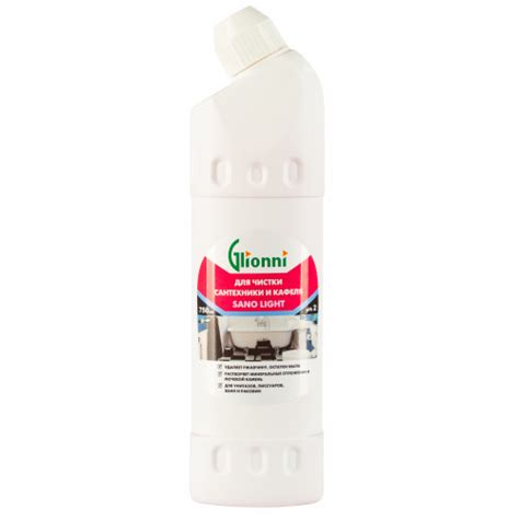 SANO LIGHT Гель для чистки сант.и кафеля 0,75л 1 /25 купить в интернет ...