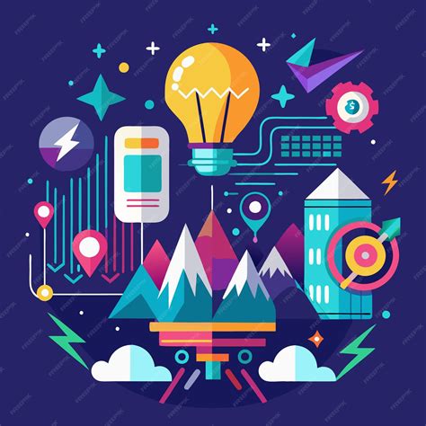 Abstract Illustration Of Innovation And Growth Premium Ai Generated Vector