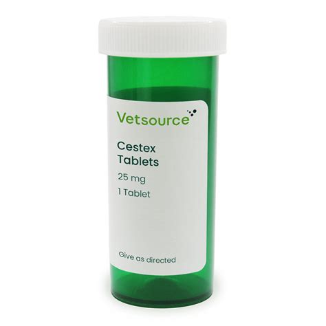 Cestex Tablets 25 Mg 1 Count Petco