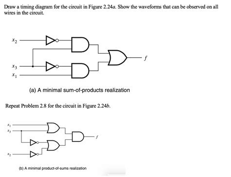 Answered Draw A Timing Diagram For The Circuit… Bartleby