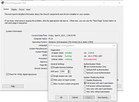 Not Supported · Issue 1367 · Stascorprdpwrap · Github