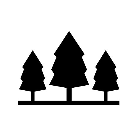 Tree Icon Symbol Sign 648495 Vector Art At Vecteezy